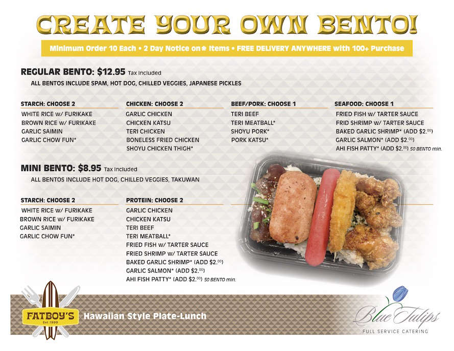 Catering » Fatboy's Restaurant Group Hawaii